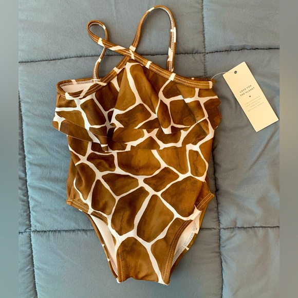 Janie and Jack | Swim | Giraffe Print Baby Girl Swimsuit | Poshmark